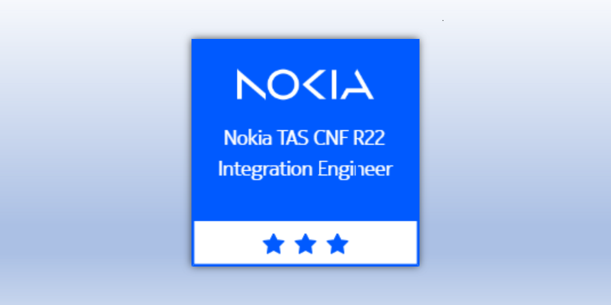 NTAS CNF R22 Integration Engineer | Nokia badge