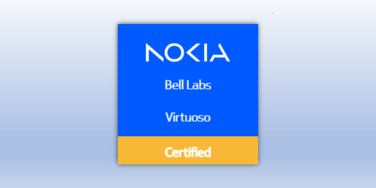 Nokia Bell Labs 5G Certified Virtuoso | Nokia badge