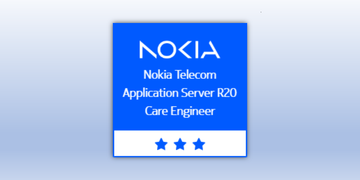 NTAS R20 Care Engineer | Nokia badge