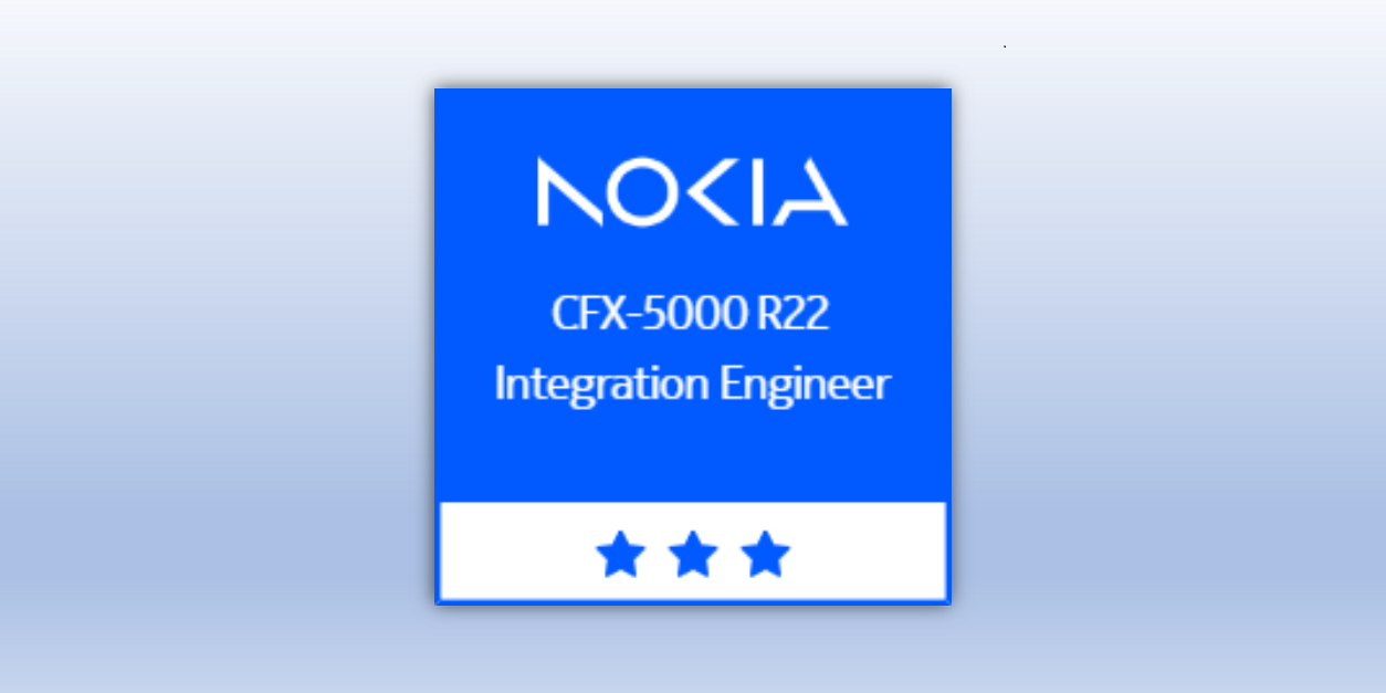 CFX-5000 R22 Integration Engineer | Nokia badge