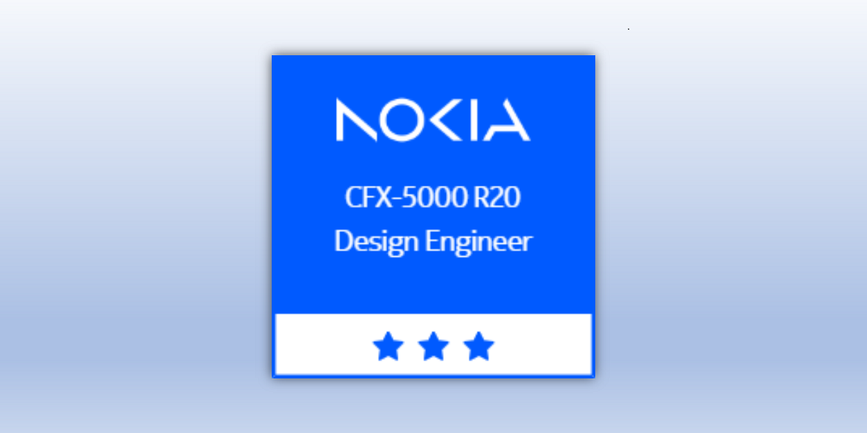 CFX-5000 R20 Design Engineer | Nokia badge