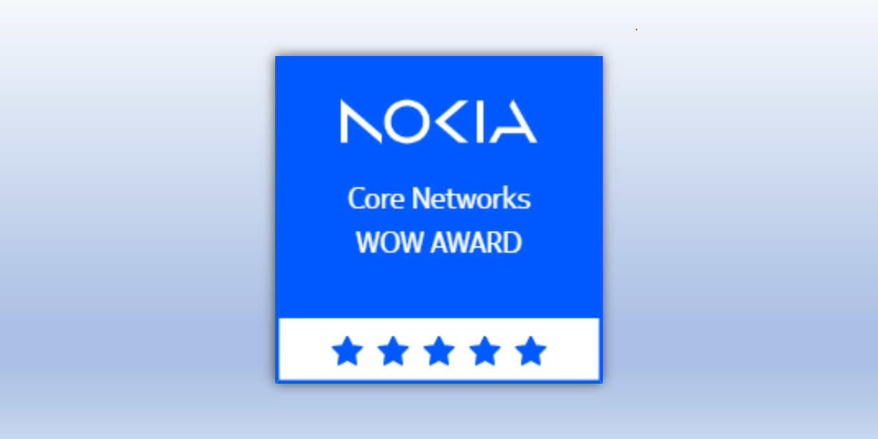 Core Networks WOW AWARD | Nokia badge