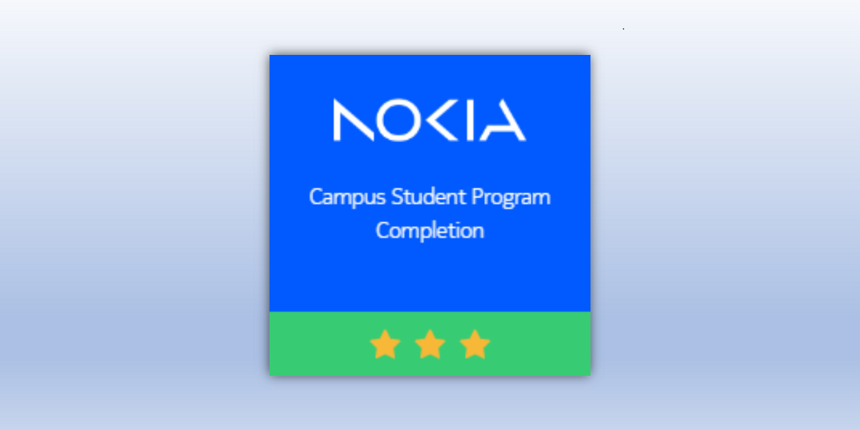 Nokia Campus Student Program Completion Badge | Nokia badge