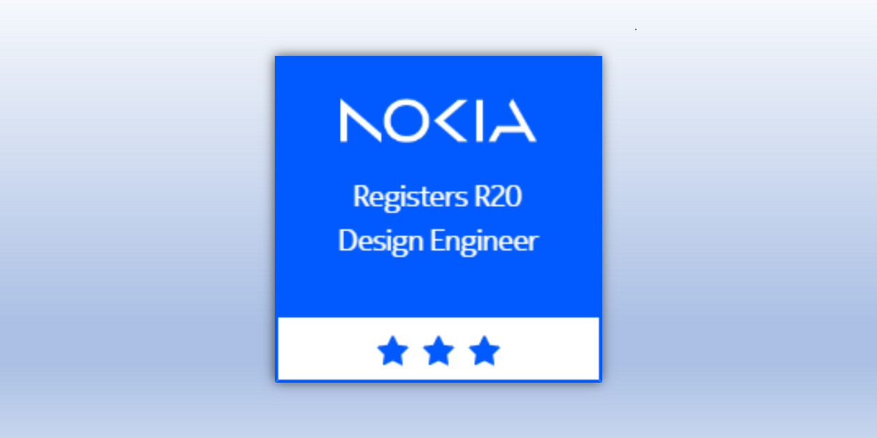 Registers R20 Design Engineer | Nokia badge