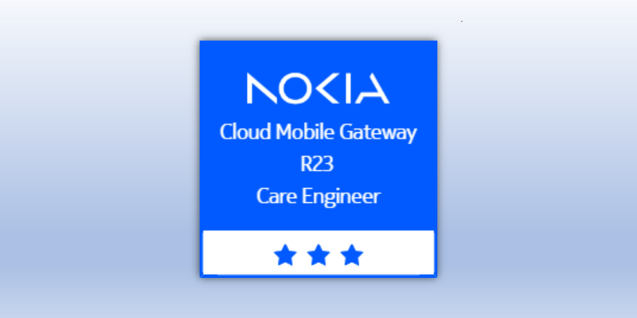 CMG R23 Care Engineer | Nokia badge